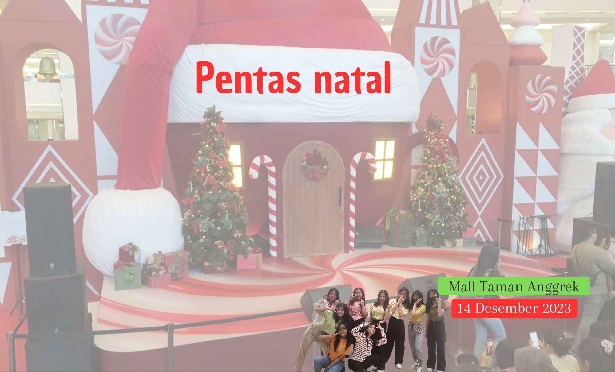 Pentas Seni Natal di Taman Anggrek - Sekolah Tarsisius 2