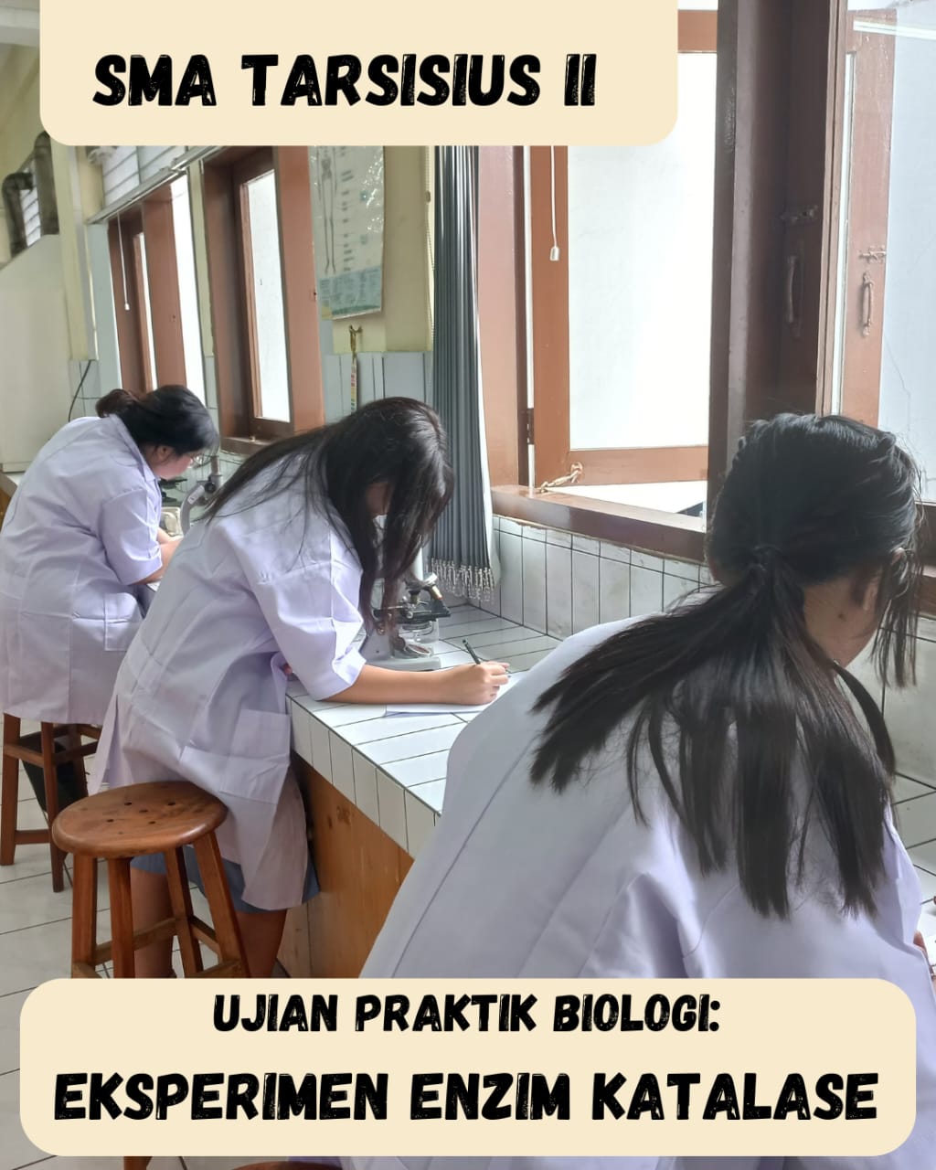 Eksperimen Enzim Katalase di Ujian Praktik Biologi Siswa Kelas 12 SMA ...